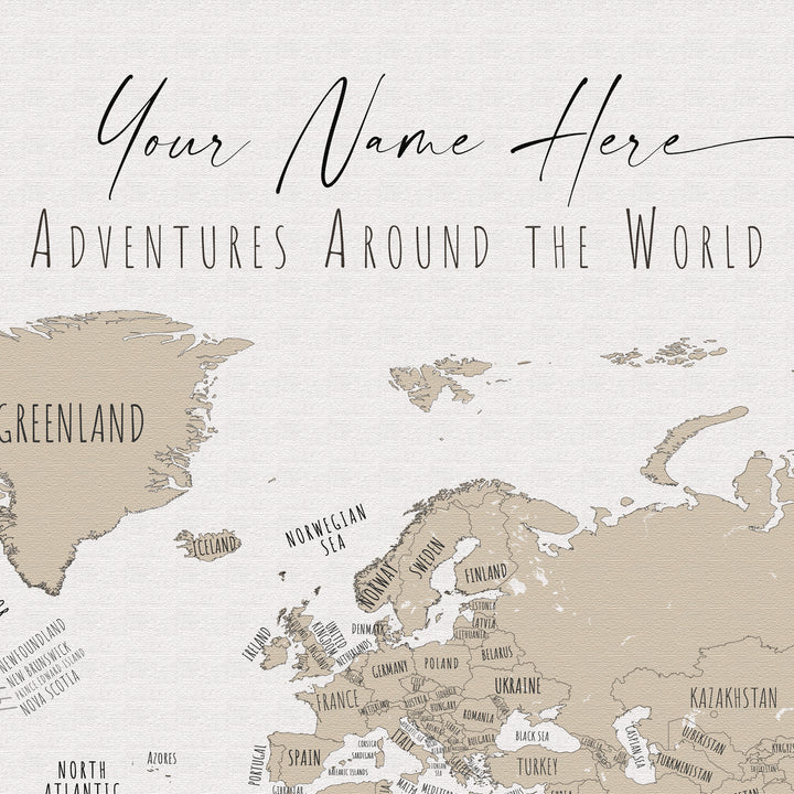 Minimalist World Maps – Easy Planet Travel
